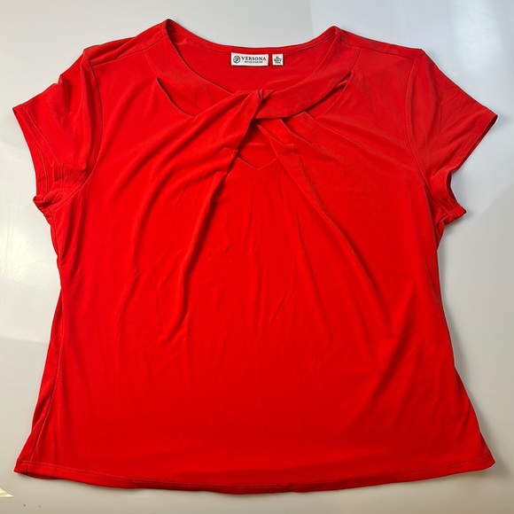 Versona | Tops | Versona Orange Blouse Y46 | Poshmark